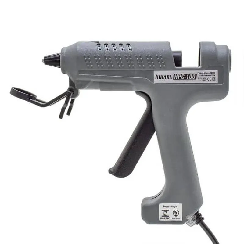 Pistola Para Aplicar Cola Quente HPC-100 Hikari - Ferragens Garcia
