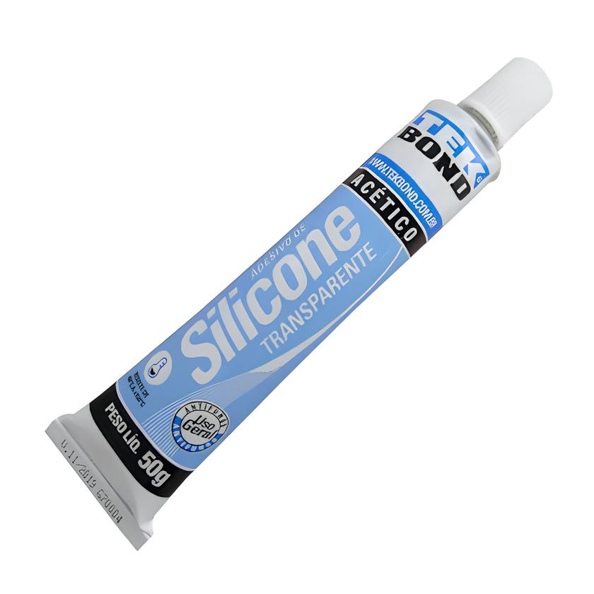Silicone Acético Incolor Tekbond 50g Vedação Eficiente E Durável ...