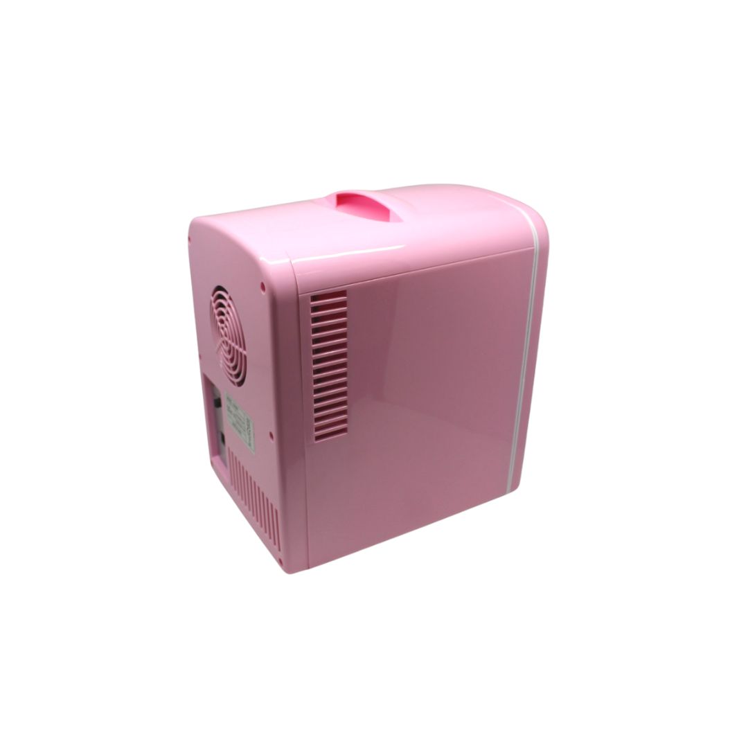 Mini Geladeira Portátil - Rosa - Prime Intercontinental