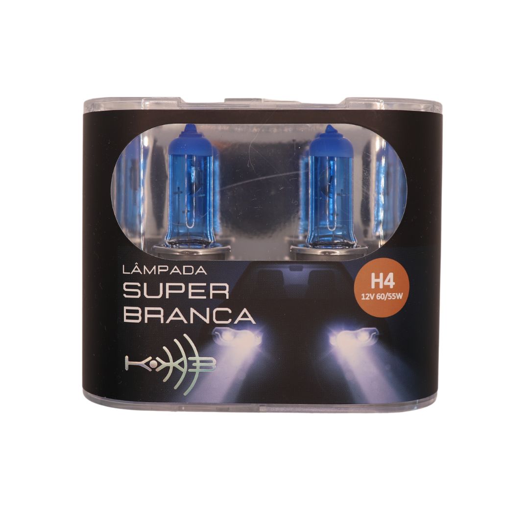 Lâmpada Super Branca – Modelo: H4 - Prime Intercontinental
