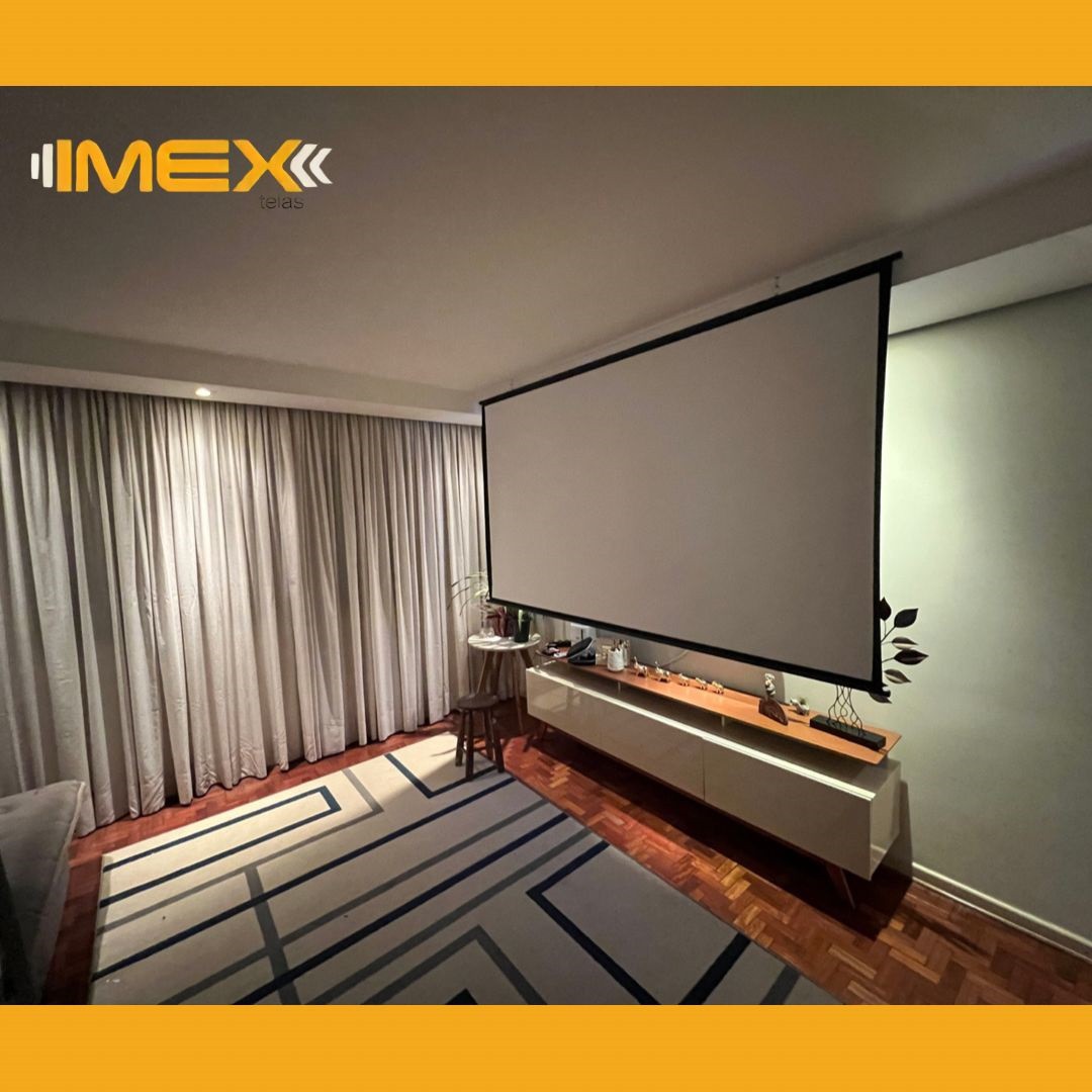 Tela De Projeção 200 Polegadas 4m X 3m Datashow Projetor Hd - IMEX TELAS