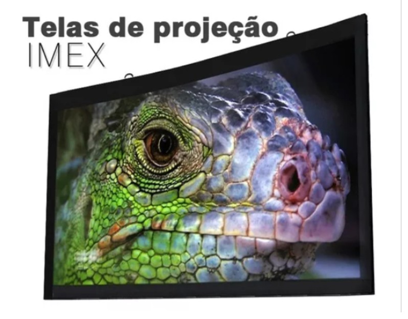 Tela De Projeção Mapa Ultra Hd 150 Polegadas 16:9 ( 3,32m x 1,87m ...