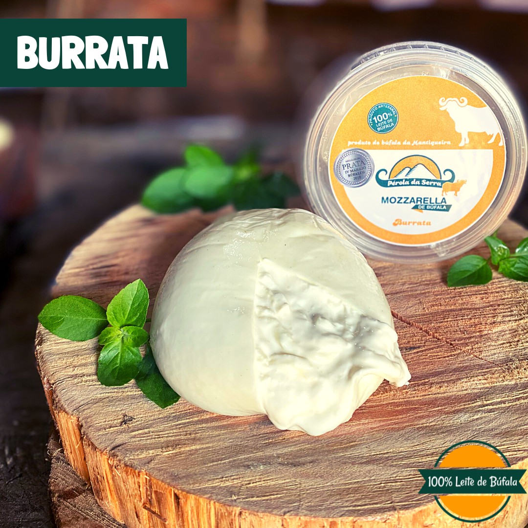 Queijo de Búfala | Burrata - Pérola da Serra