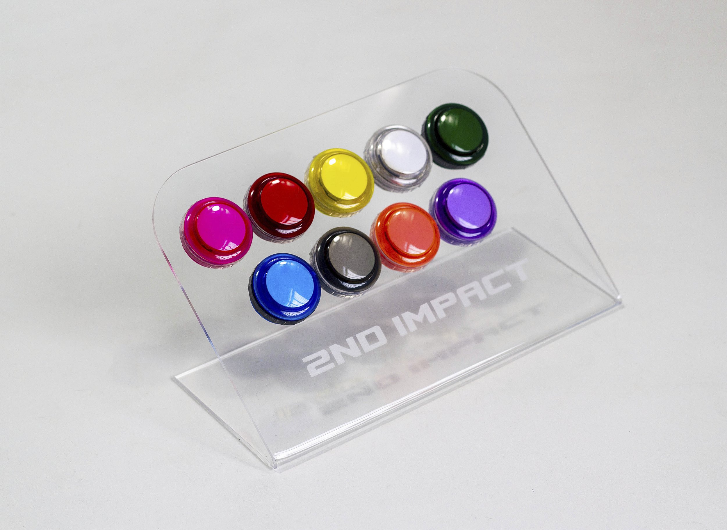 8 BOTÕES 2ND IMPACT ACRÍLICO CHERRY - 2ND Impact