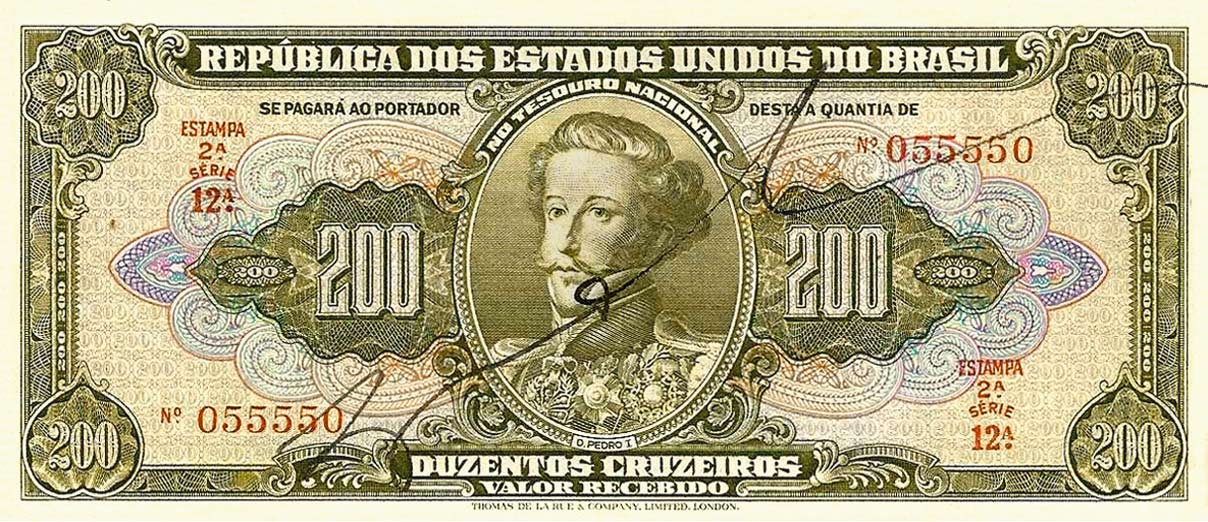 Cédula Inglesinha 200 Mil Cruzeiros - C097 | C098 | C097s | C097m - seteprint.com.br