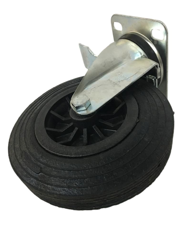 Rodizio Giratório Shioppa 8 Polegadas Roda Borracha Com freio ...