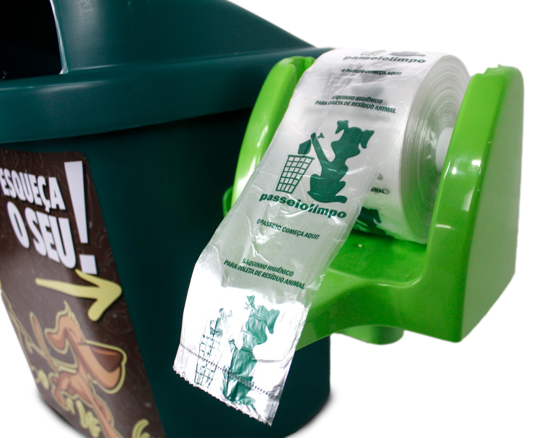 Lixeira Cata Caca com Poste para Descarte de Resíduos Animal - SindicoShop