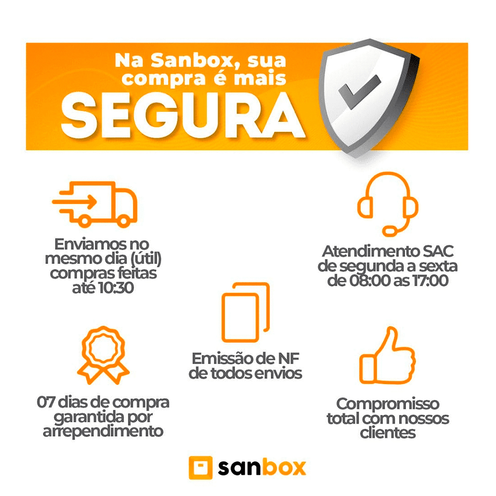 Mini System SS-002 SSOUND CD/MP3/Bluetooth/Rádio - 330W l Sanbox - Sanbox