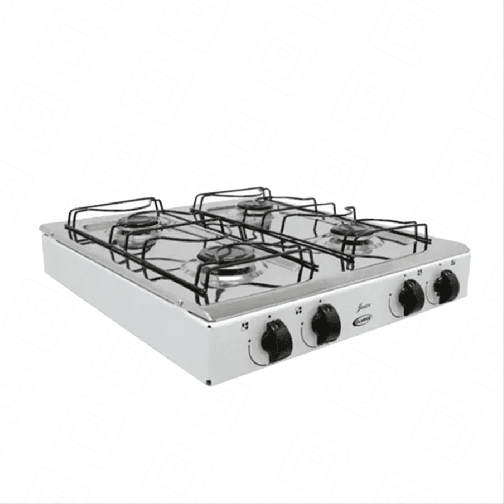 Fogão à Gás Clarice Junior 4B Mesa Inox Manual Bivolt l Sanbox - Sanbox