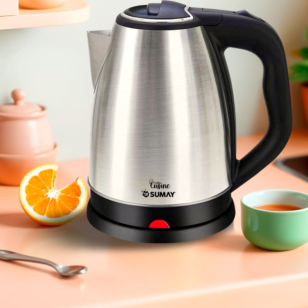 Chaleira Elétrica Sumay SM-CH110PR Inox 1,8L Desligamento Automático - Sanbox