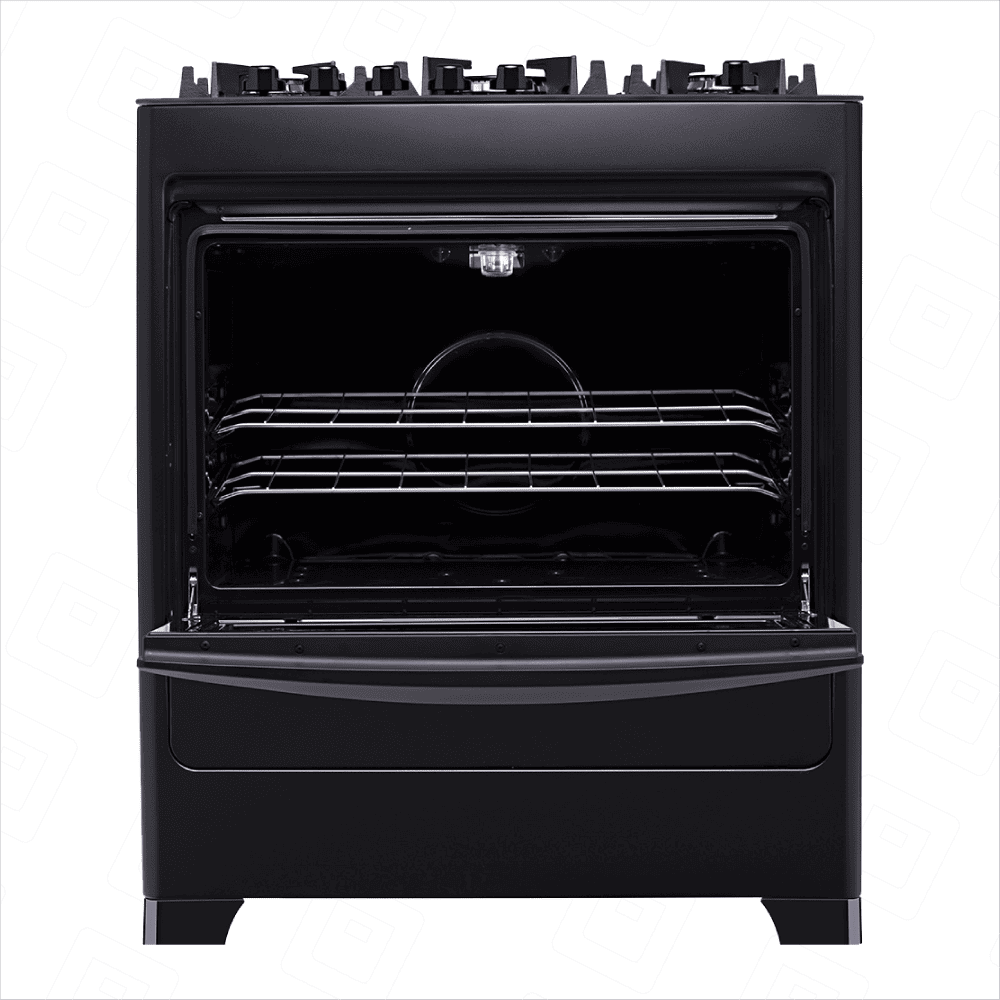 Fogão à Gás Dako Supreme Glass 5 Bocas com Mesa Vidro Bivolt - Preto ...