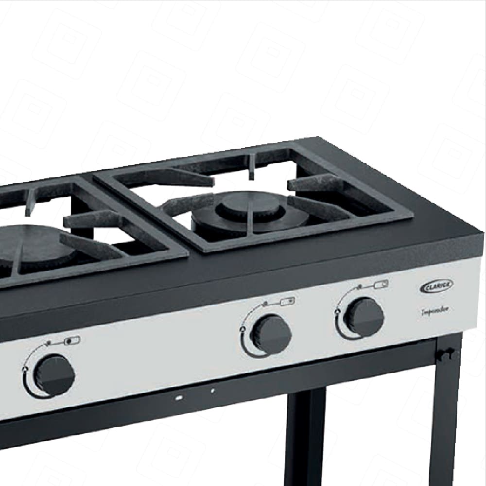 Fogão Clarice Semi-Industrial Imperador 2 Bocas - Potência - Sanbox