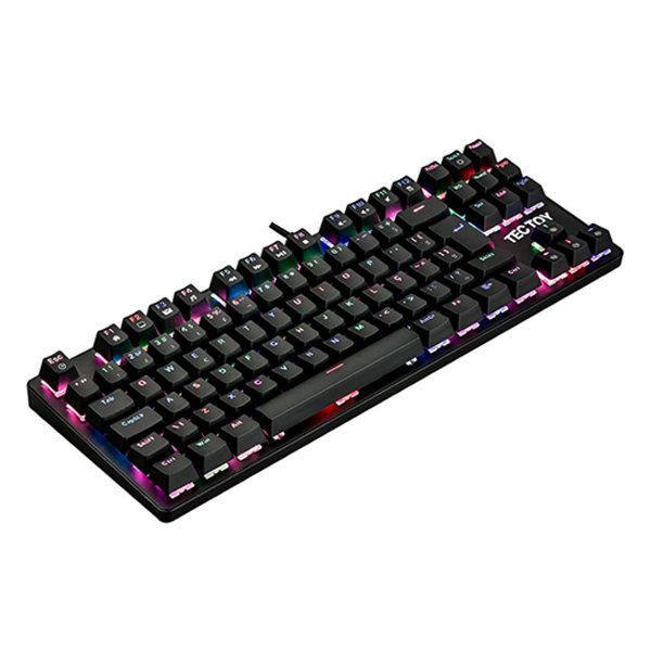 Teclado gamer mecânico USB TecToy XP Board RGB Rainbow - +micro informática