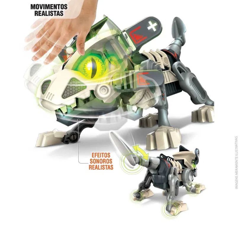 Robo Biopod InMotion Cyberpunk Interativo - Fun Divirta-se F917 ...