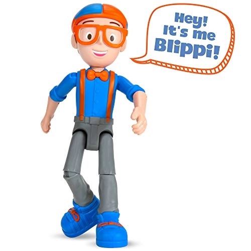 BLIPPI - BONECO ARTICULADO COM SOM FALA 6 FRASES 23cm - CANDIDE 4111 ...