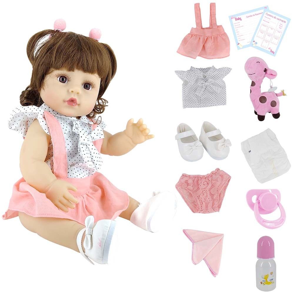 Boneca Bebê Reborn Laura Baby Pandora Corpo 100% Vinil - Melhor Loja de ...