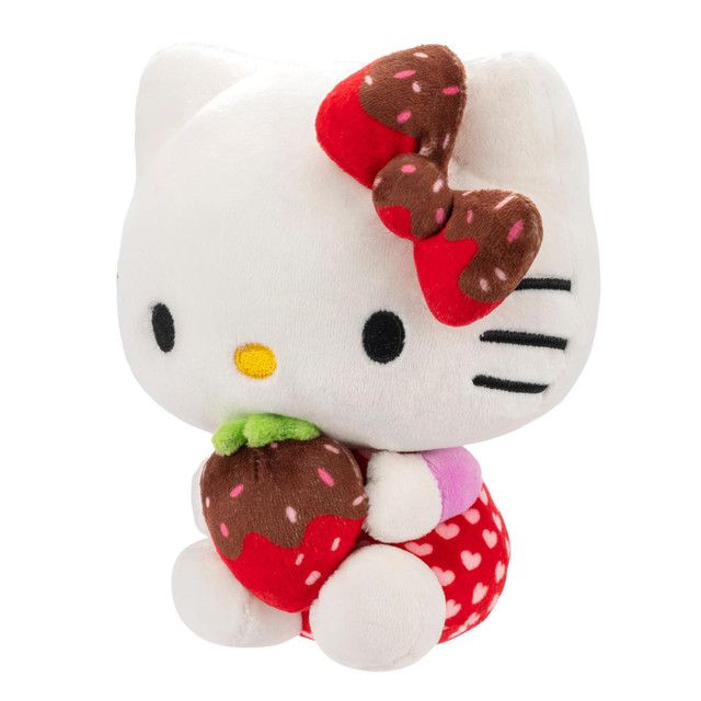 Pelúcia HELLO KITTY COM SEGURANDO MORANGO SUNNY - Melhor Loja de ...