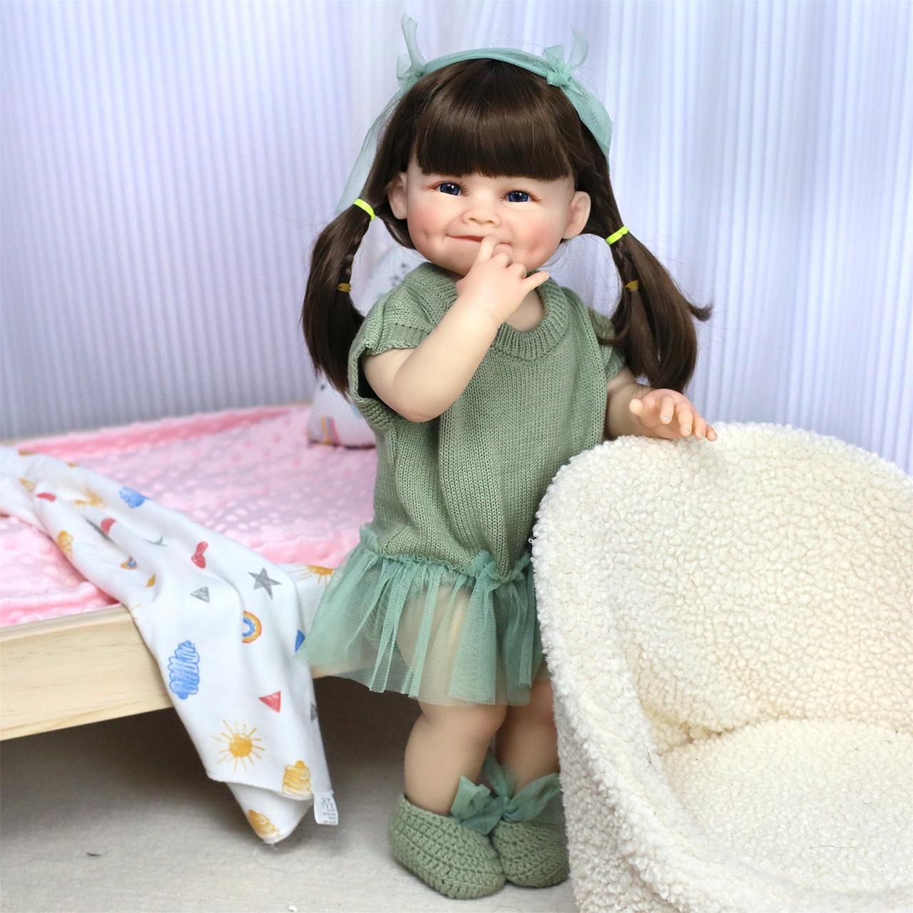 Bebe Reborn Laura Baby Dani Corpo 100% Vinil - Melhor Loja de ...