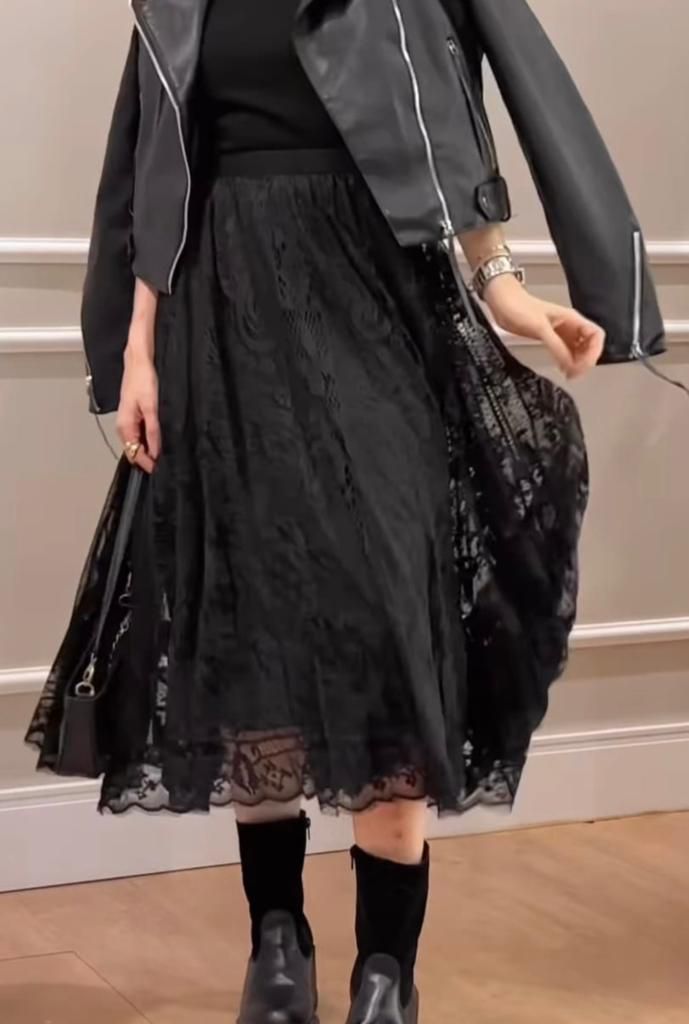 saia renda frantiesca - Anna Store