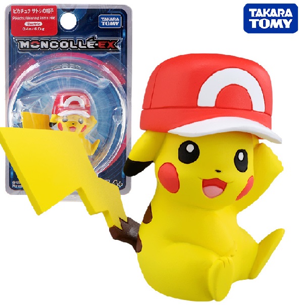 Boneco Pokemon Pikachu Com Bone Moncolle - Stocktoys