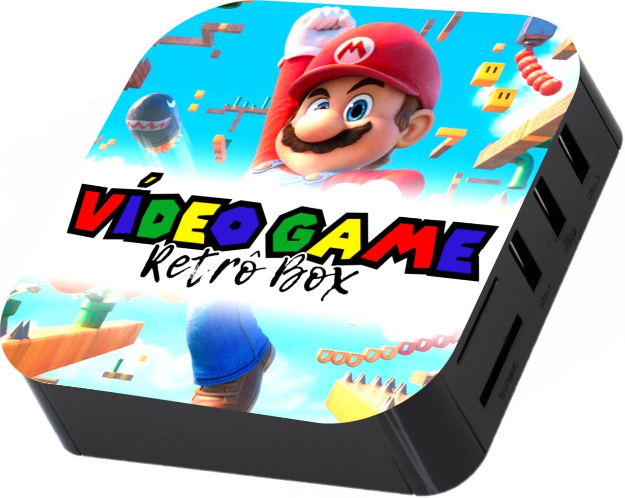 Video Game Retro Box 150.000 Jogos + 2 Controles (Nova Versão) Case ...