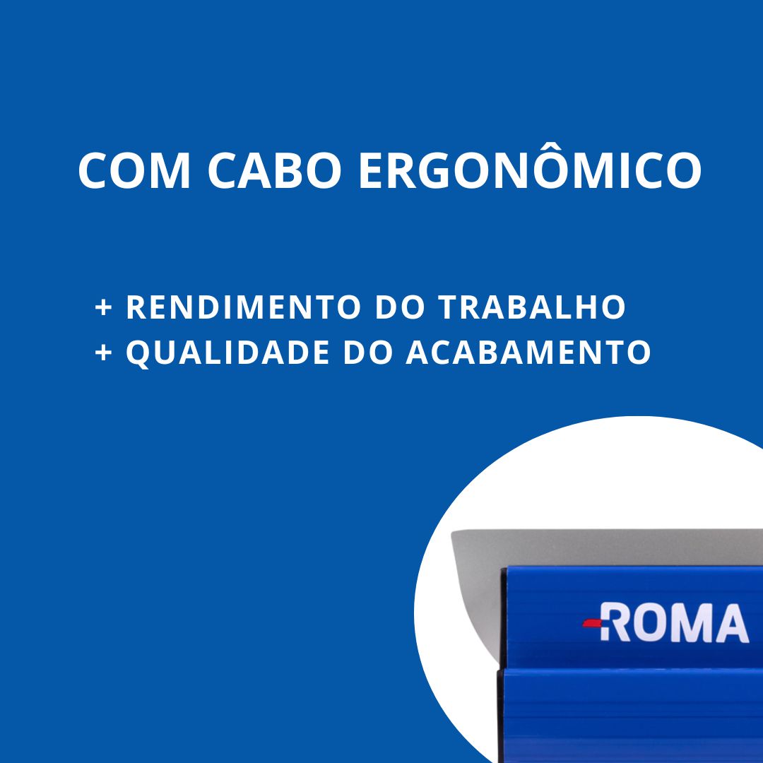 Desempenadeira Berox Pro 25cm Aço Inox Flexivel Roma - Loja do Pintor ...