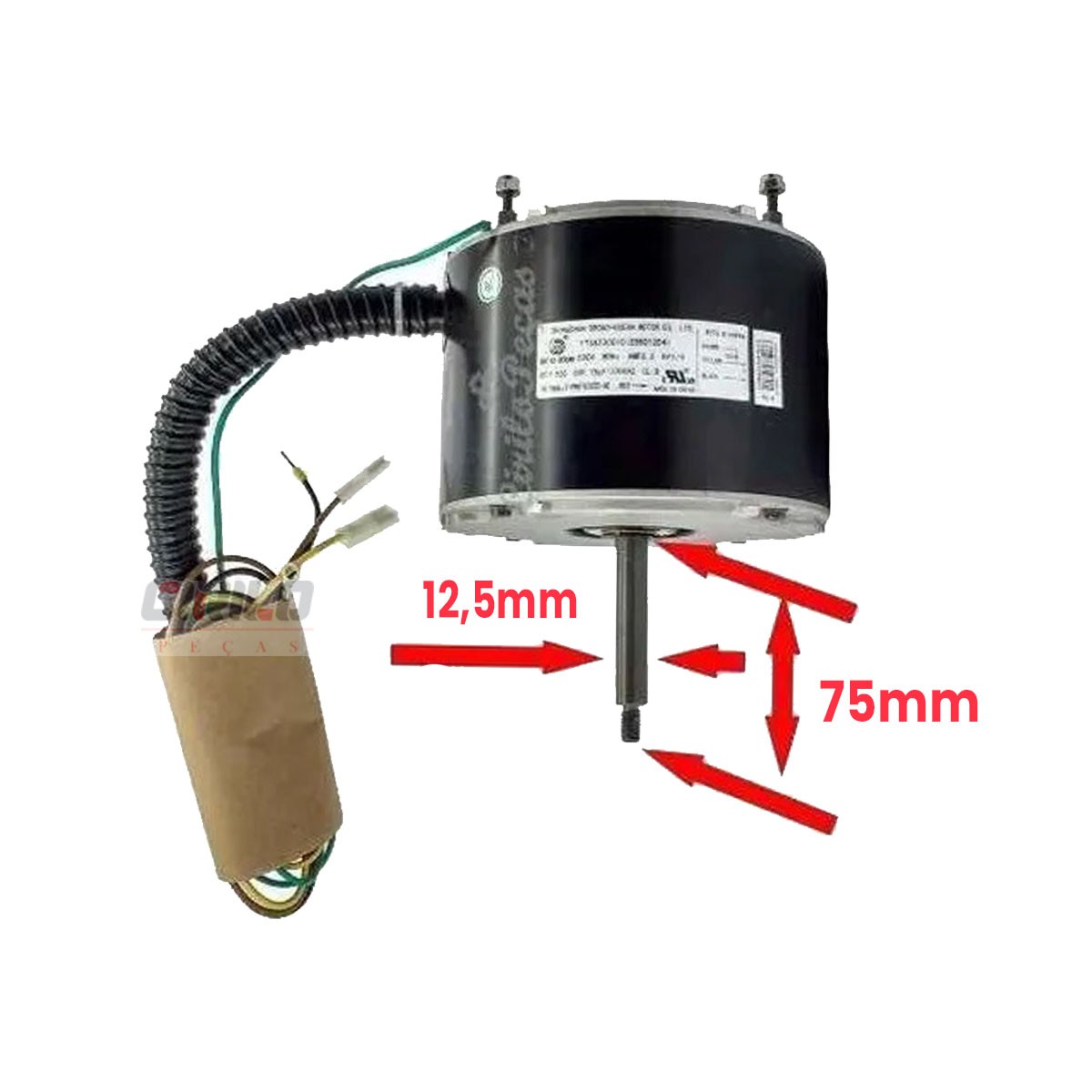 Motor Condensadora Carrier Piso Teto 38ccd060535mc Motor Condensadora Carrier Piso Teto 38ccd060535mc