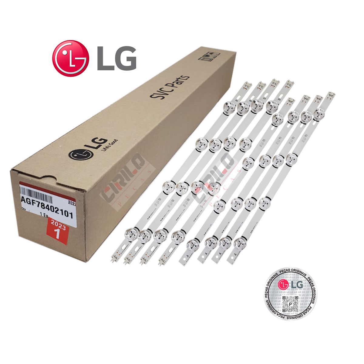Kit Barra de Led TV LG 42 Polegadas 42lb5800 - Agf78402101 - Cirilo ...