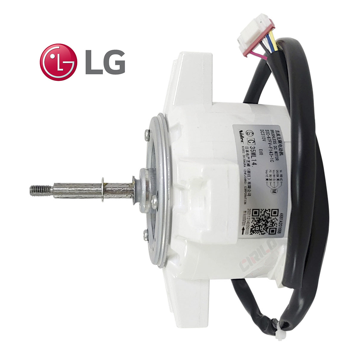 Motor Evaporadora cassete LG Ltnc182qle0 - 4681a20168b - Cirilo Peças ...