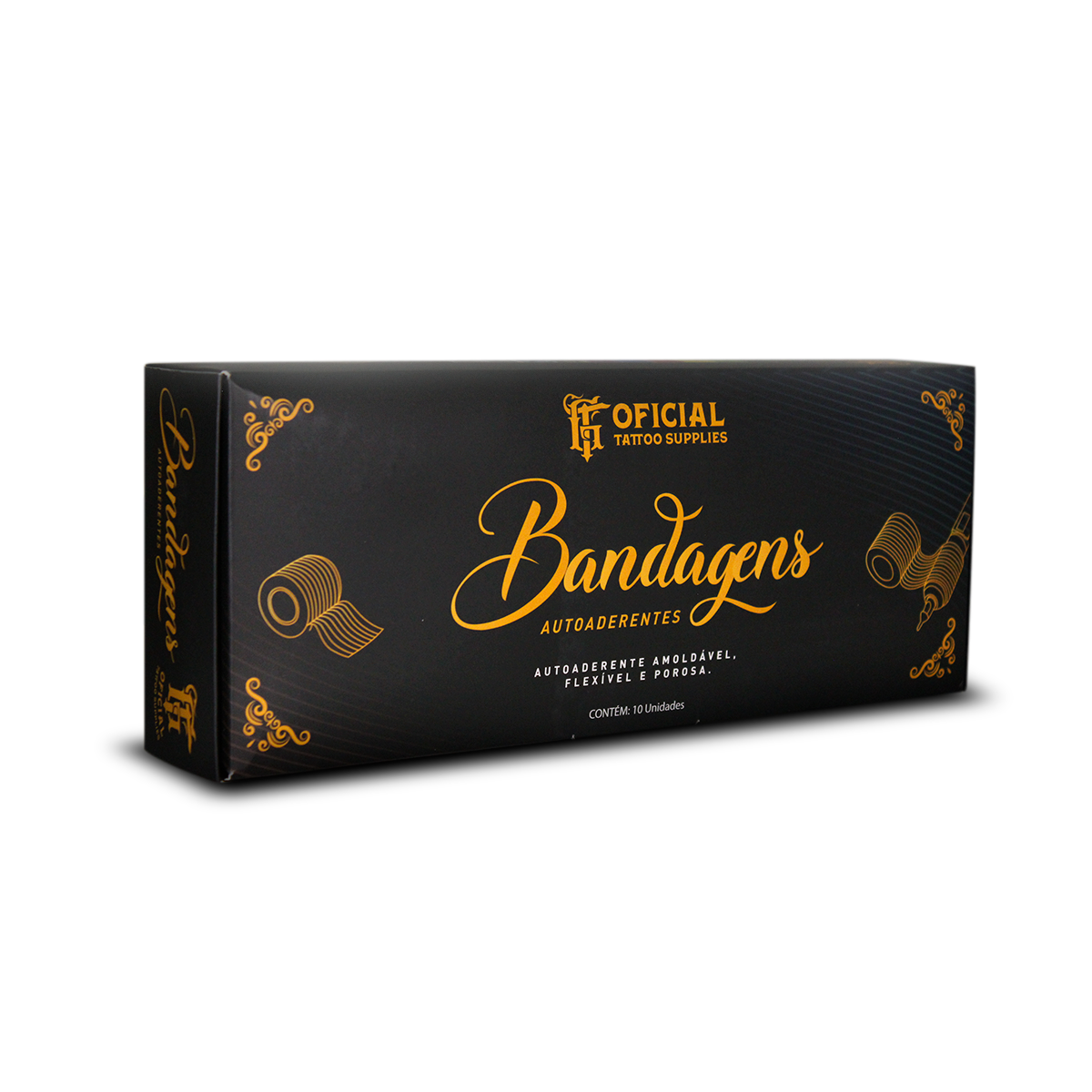 Bandagem GT Oficial Yellow - CX 10 un - GRINGOS TATTOO