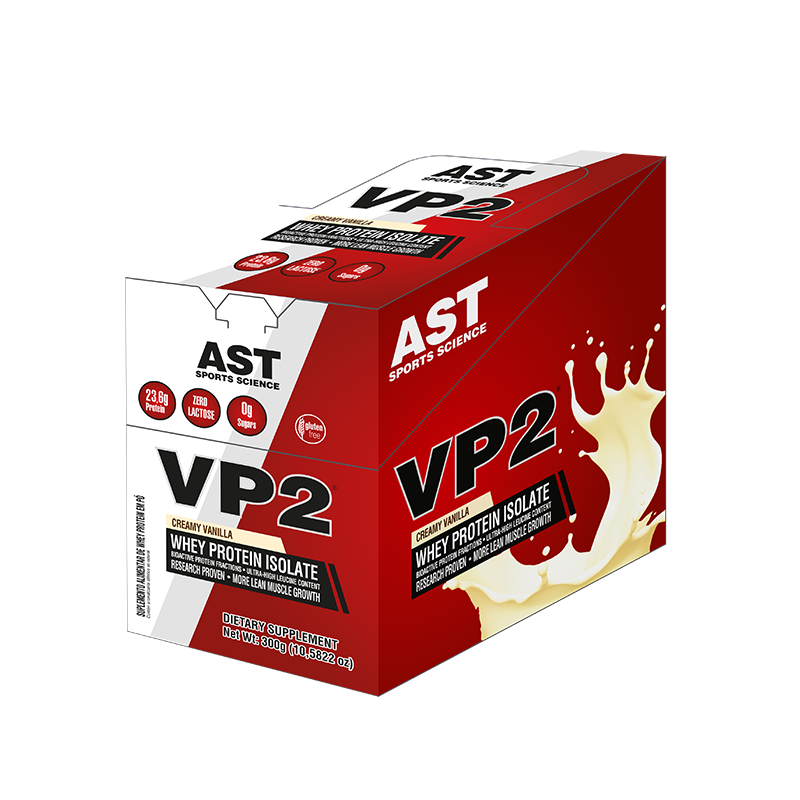 VP2 Whey Protein Isolate Sachê 30g (10 unidades) - AST Sports - AST Sports Science