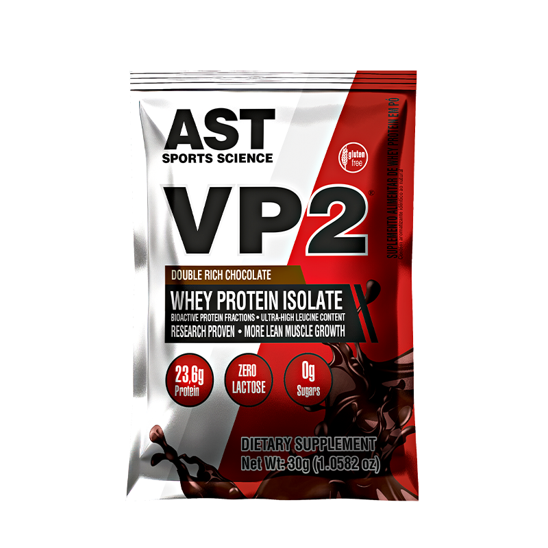VP2 Whey Protein Isolate Sachê 30g (10 unidades) - AST Sports - AST Sports Science