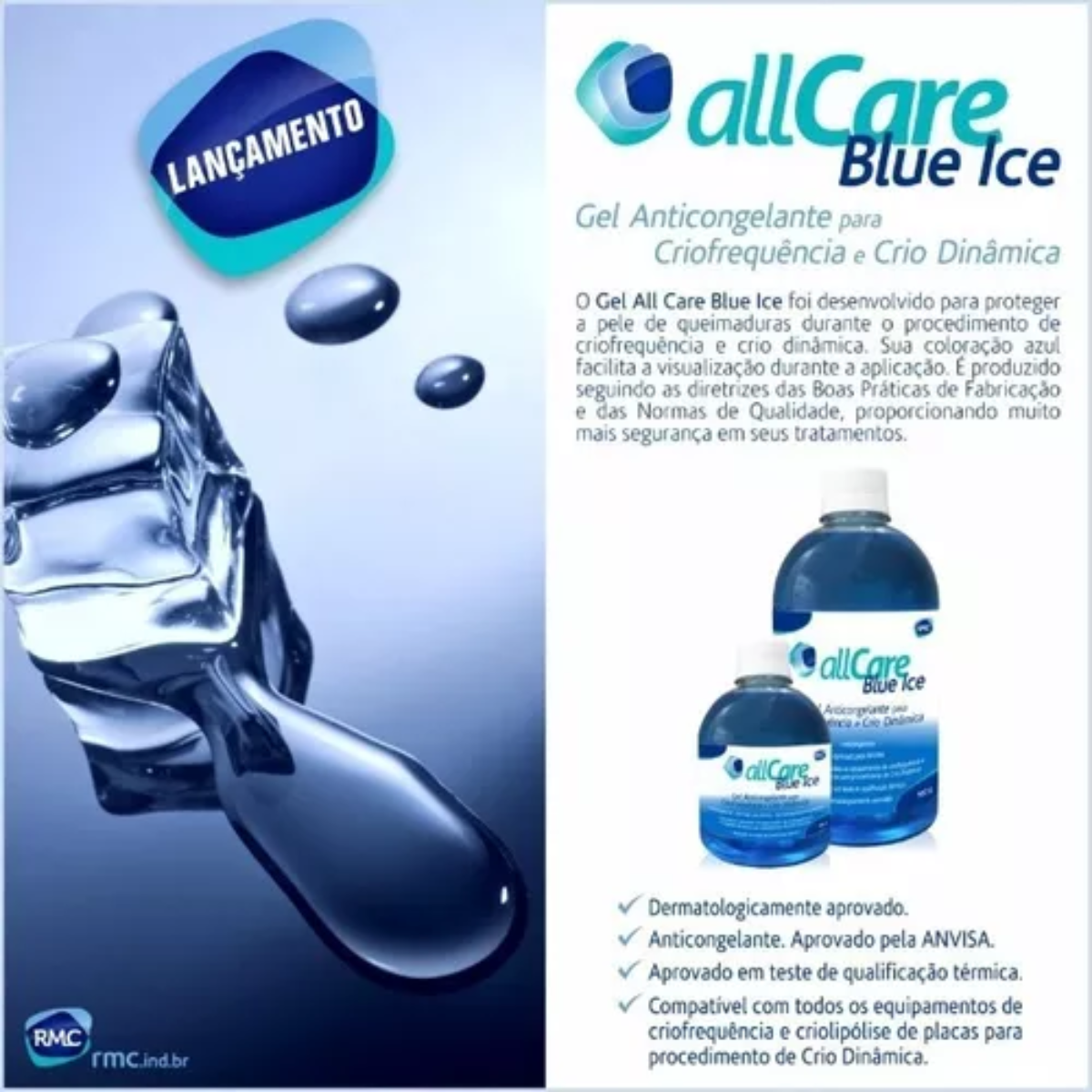 Gel Anticongelante Blue Ice 560g - DOCTOR HOUSE - Suprimentos Médicos e ...