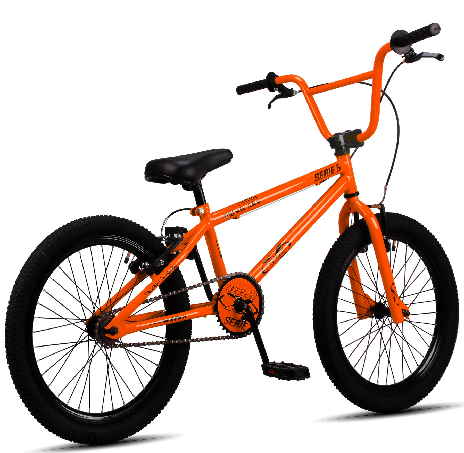 Bicicleta Pro-X BMX Aro 20 Série 5 - Laranja Neon - Pro-X Bikes - BMX ...