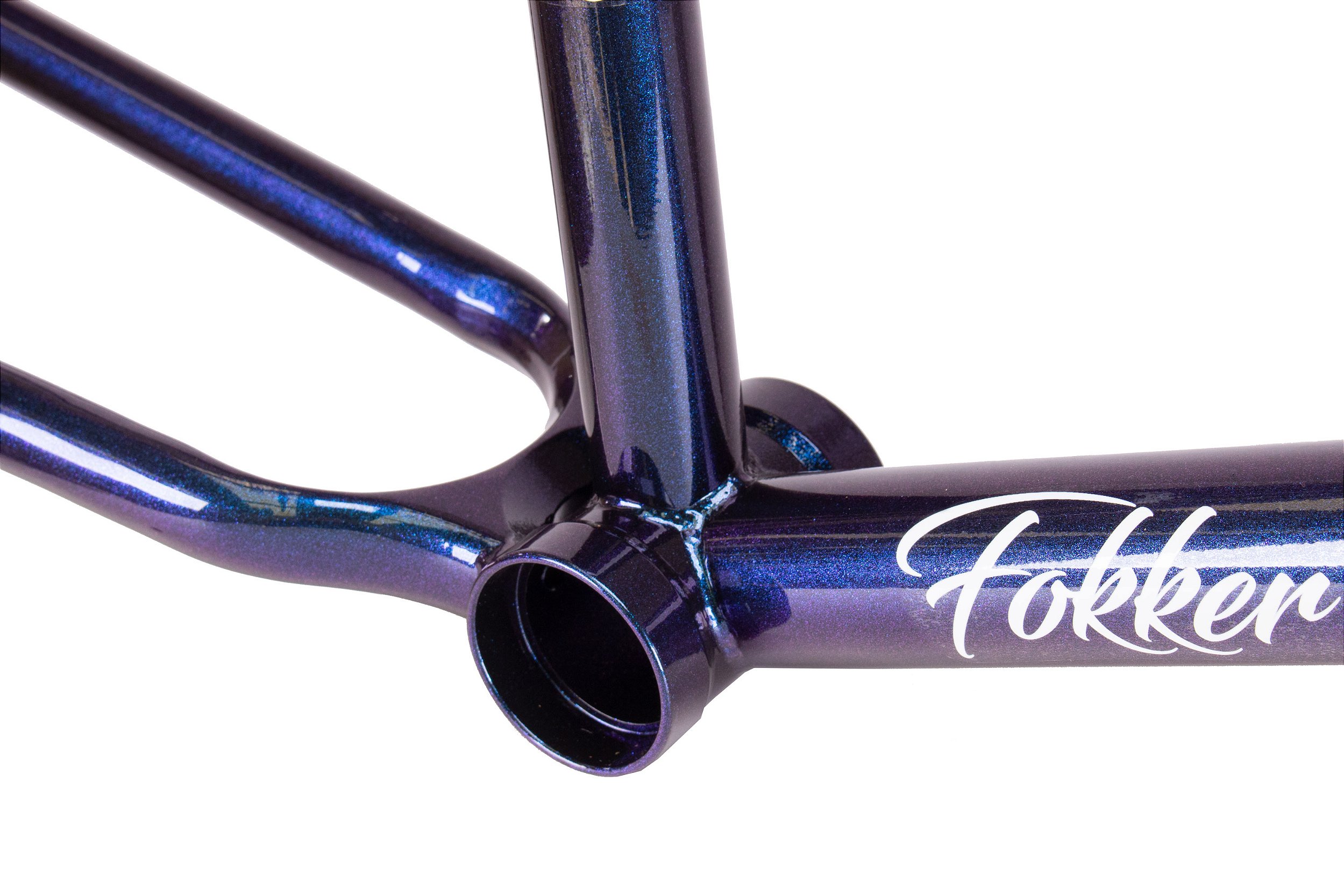 QUADRO PRO-X FOKKER CAMALEÃO AZUL CR-MO - 2024 - Pro-X Bikes - BMX Nova Era