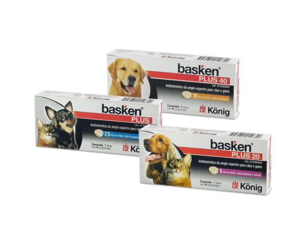 Basken Plus 4 comprimidos - Konig - RadiCão Pet Store