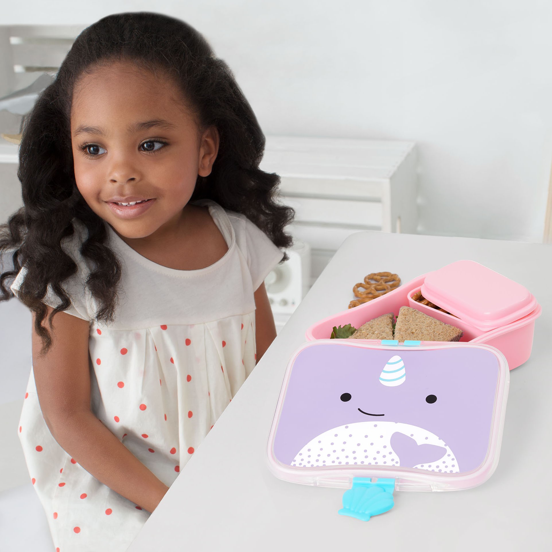 Kit Lanche Zoo Baleia Narval - Skip Hop - Girafinha