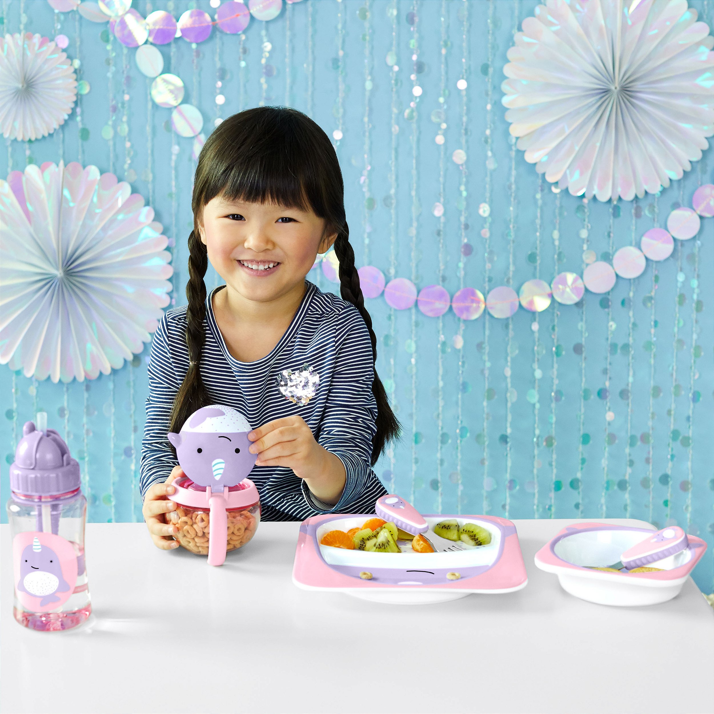 Conjunto de Talheres Zoo Baleia Narval - Skip Hop - Girafinha