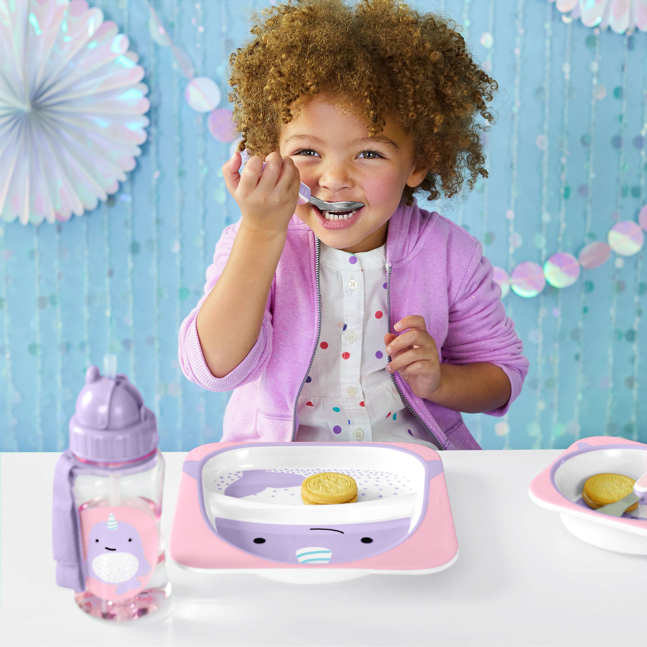 Conjunto de Talheres Zoo Baleia Narval - Skip Hop - Girafinha