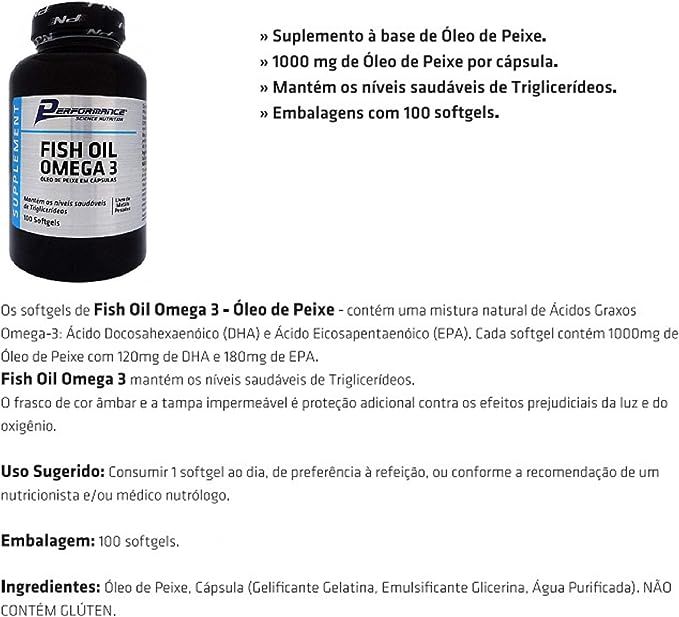 FISH OIL OMEGA 3- PERFORMANCE - RBR SUPLEMENTOS
