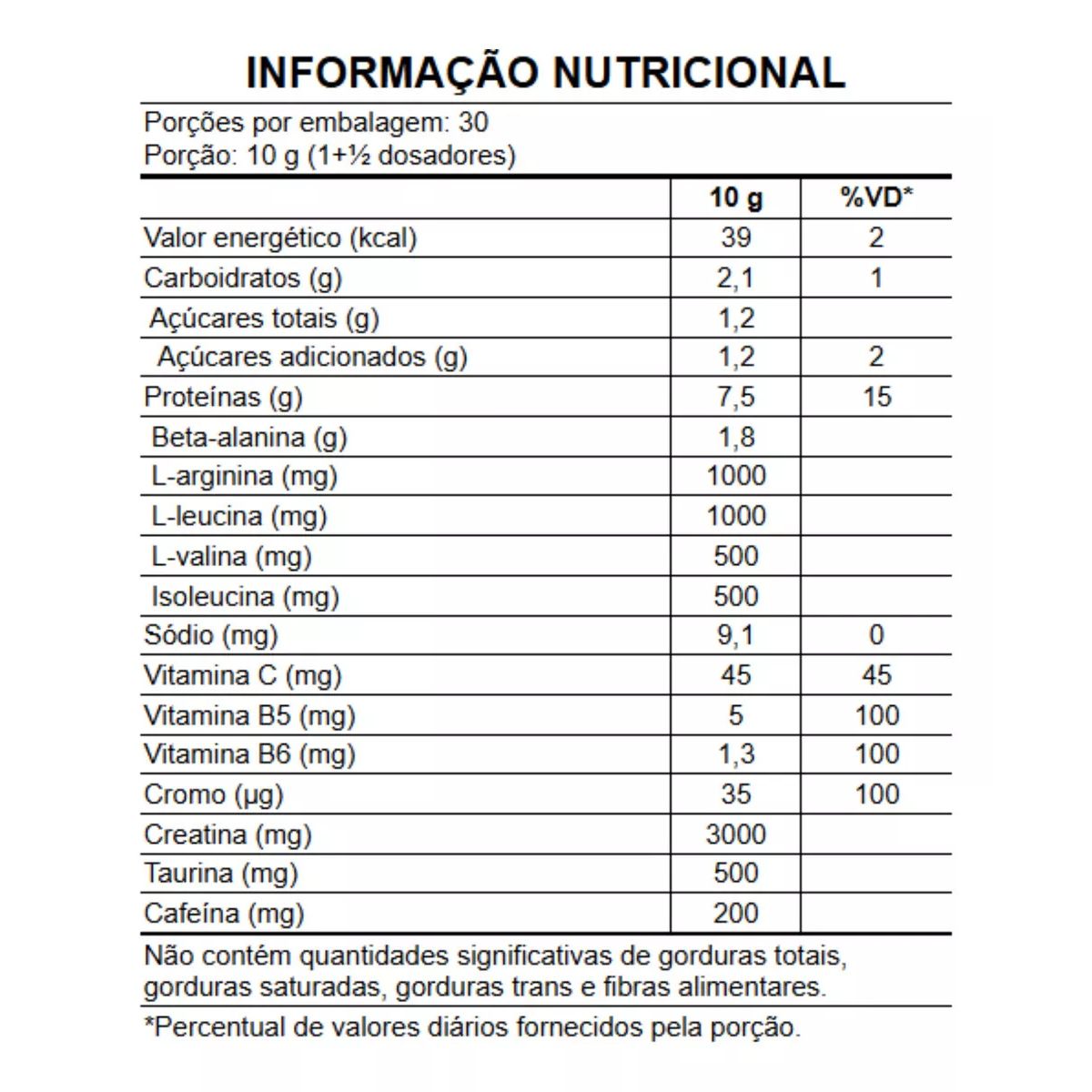 PRE TREINO INSANITY 300GR - GROWTH SUPPLEMENTS - RBR SUPLEMENTOS