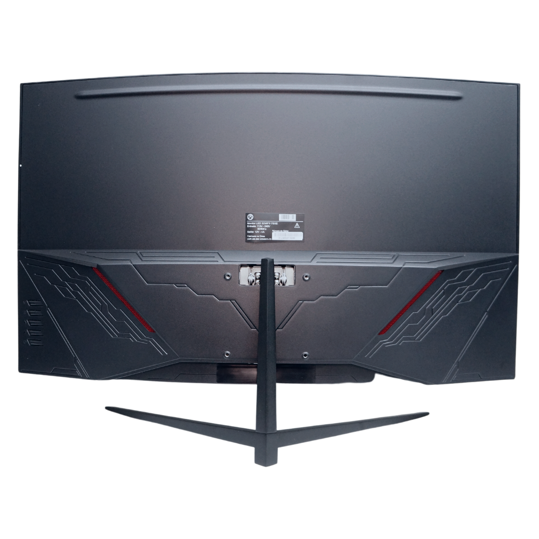 MONITOR LED 31.5 BRAZILPC FRAMELESS 32WFY-75XE CURVO R1800 FHD 75Hz PR ...