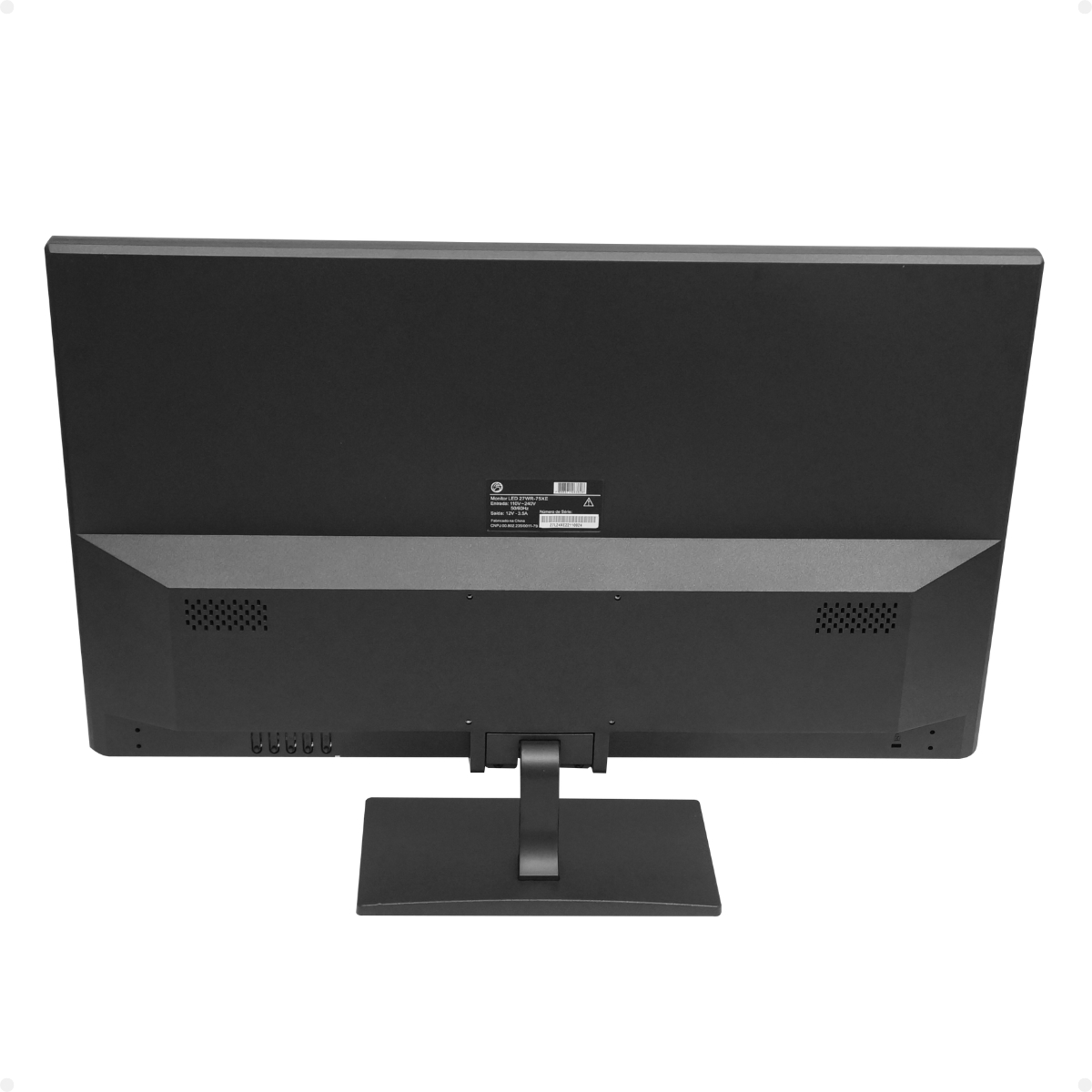MONITOR LED 27 BRAZILPC 27WR-75XE FHD 75Hz PRETO WIDESCREEN BOX - GPJ