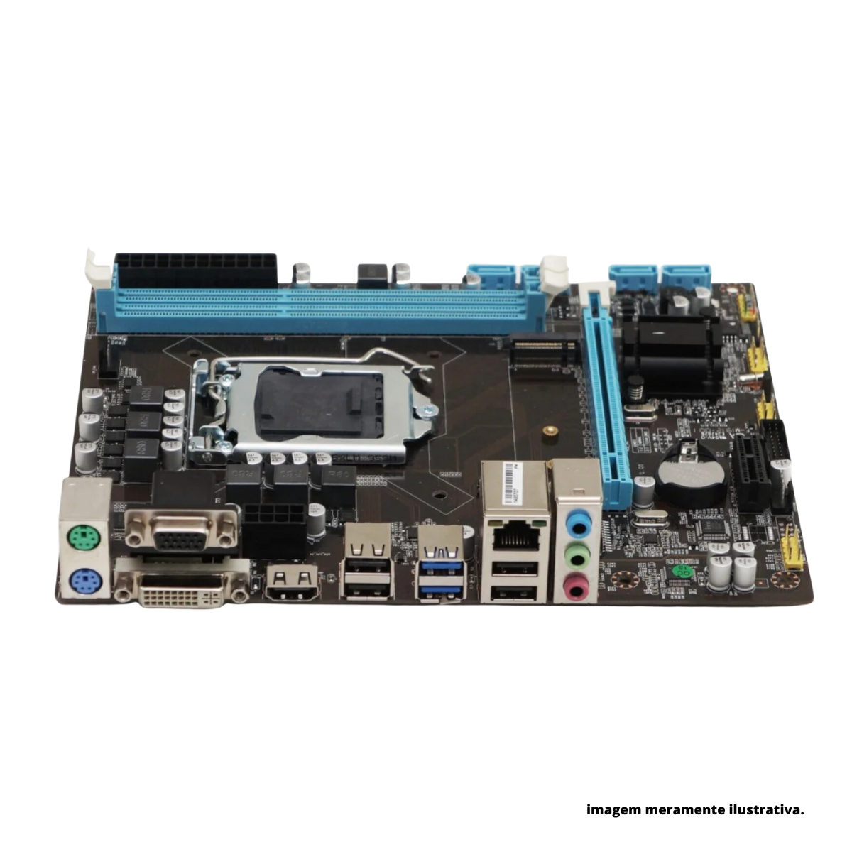 PLACA MAE DESK BRAZILPC 1151 BPC-H110M-TG D32 (2xDDR3/1xHDMI/2xUSB3.0/ - GPJ