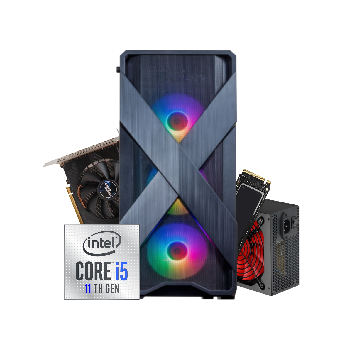 COMPUTADOR GAMER BRAZIL PC INTEL CORE I5 11400 11ª GR /16GB COMPUTADOR GAMER BRAZIL PC INTEL CORE I5 11400 11ª GR /16GB