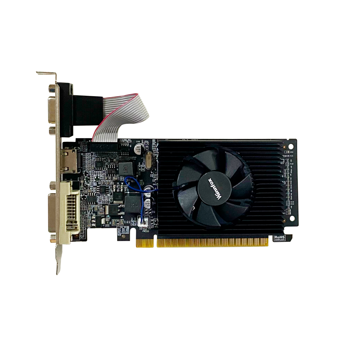 PLACA DE VIDEO VGA 1GB/64BITS G210 WINNFOX G210LP-1GD3 DDR3 BOX IF - GPJ