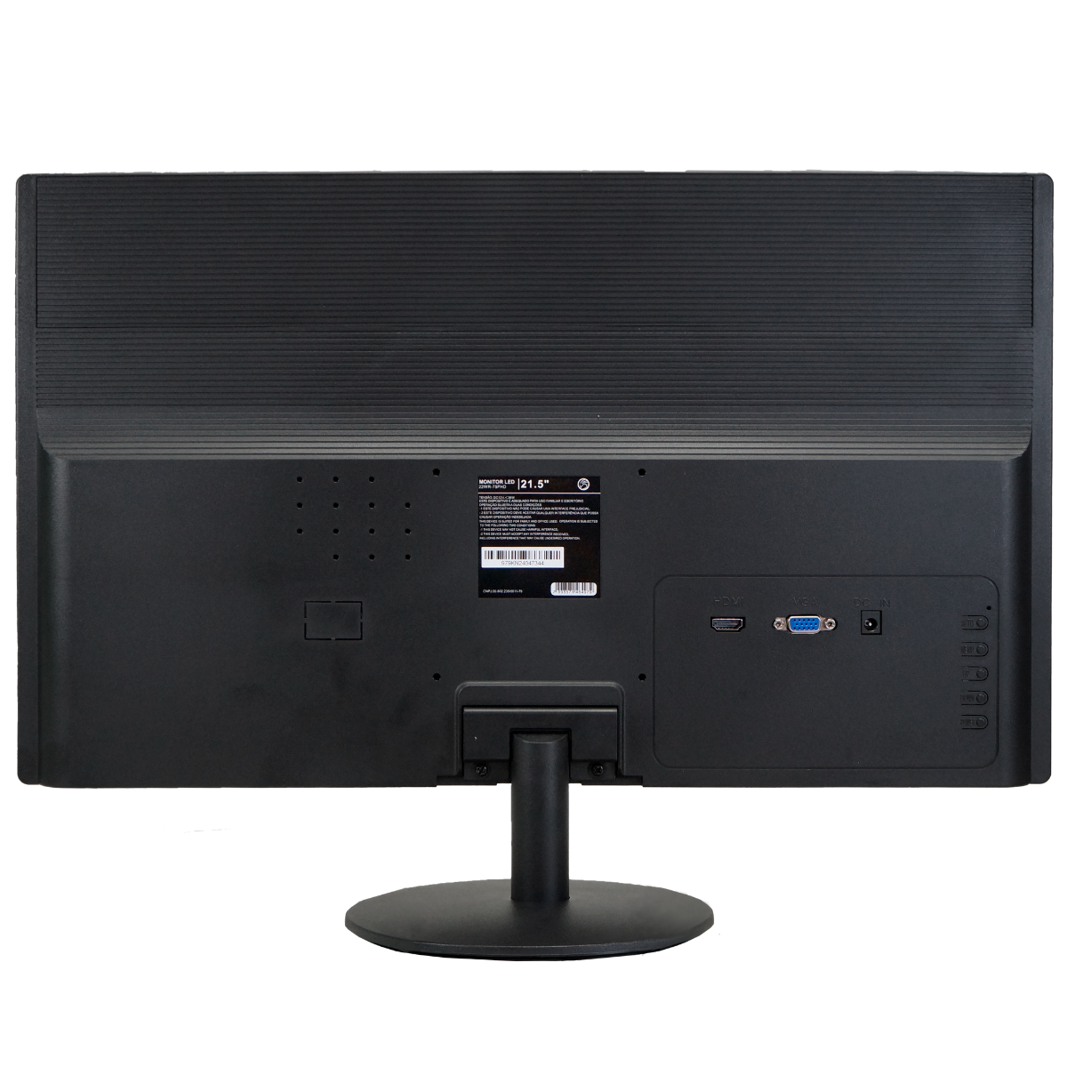 MONITOR LED 21.5 BRAZILPC 22WR-75 FHD 75Hz PRETO WIDESCREEN BOX IF - GPJ