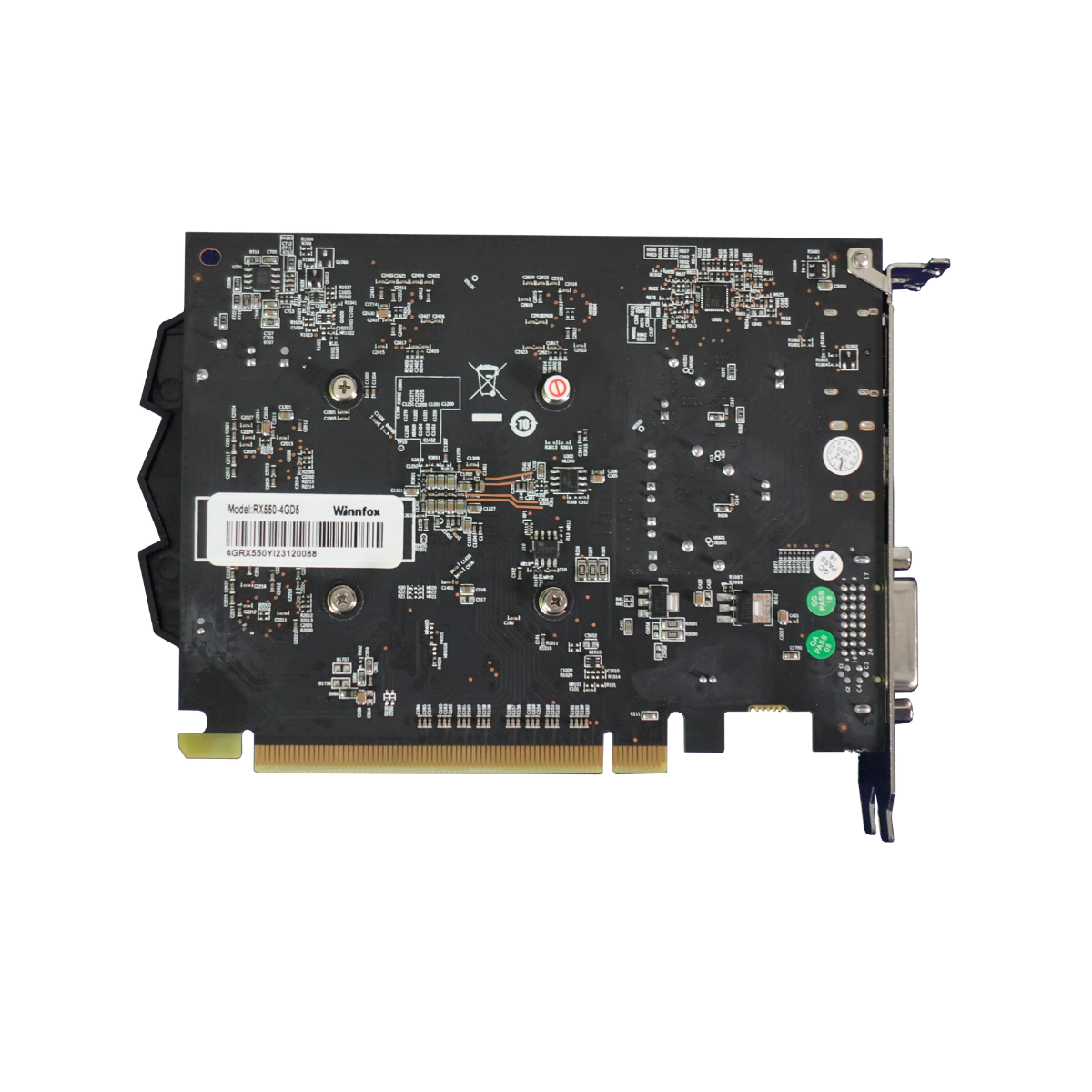 VGA PCI EXP. 4GB/128BITS RX 550 WINNFOX - GPJ