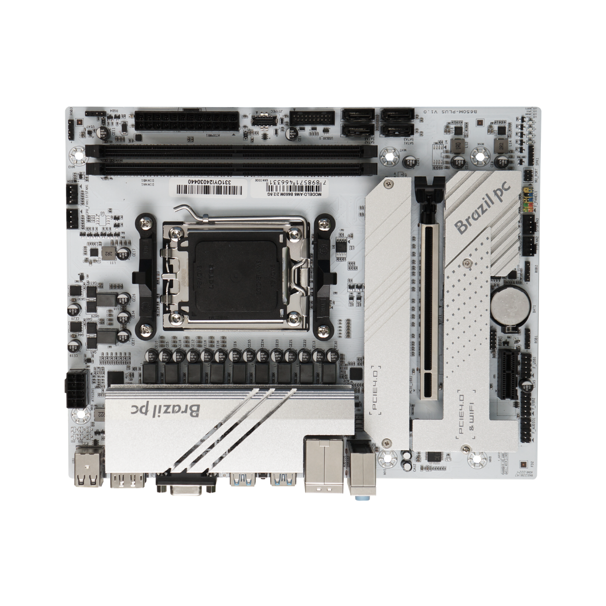 PLACA MAE DESKTOP BRAZILPC AM5 B650M.2/2.5G (2xDDR5/HDMI/DP/2xM.2/REDE ...