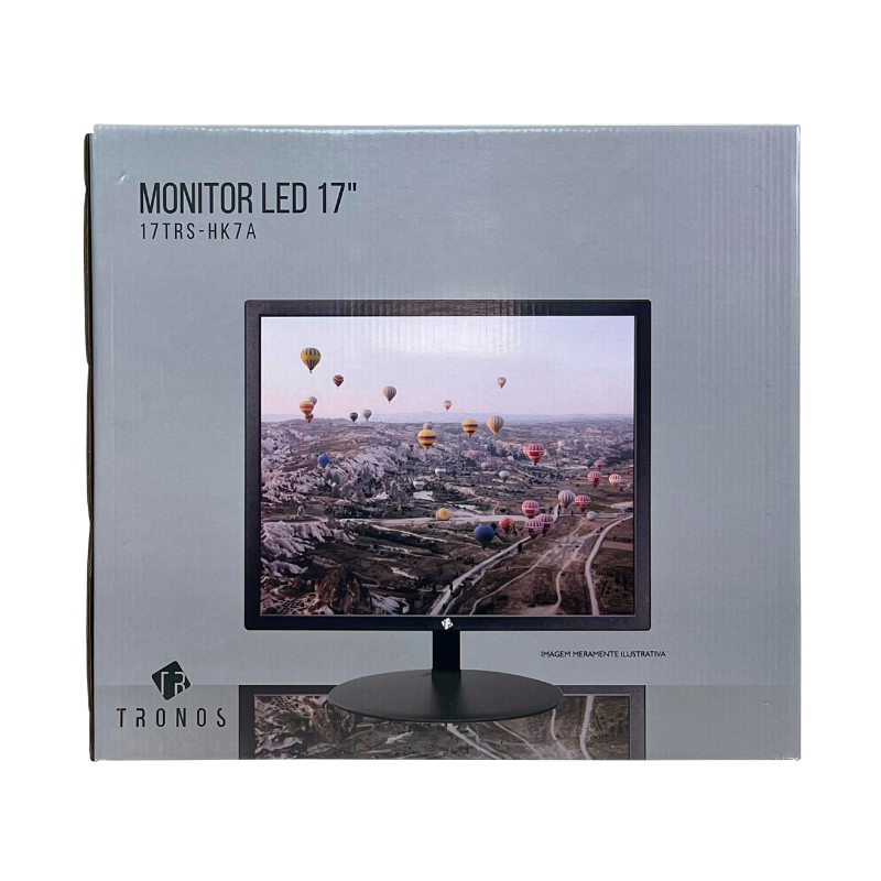 MONITOR LED 17 TN 17TRS-HK7A C/ AUDIO PRETO 4:3 - GPJ